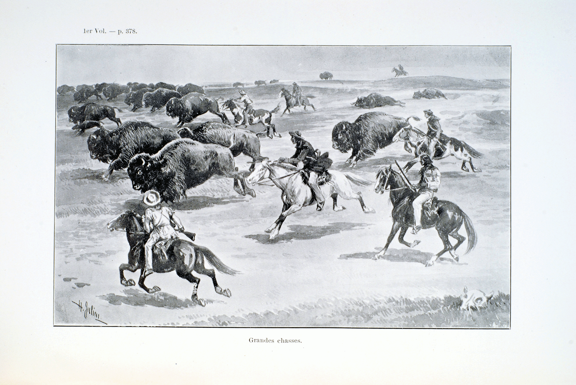 La chasse au bison | atlas des peuples autochtones du Canada